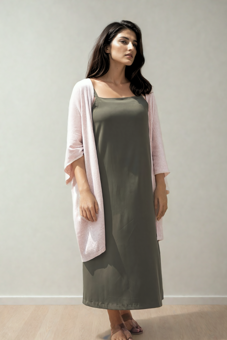Deborah Nursing Kimono Cardigan – Olive Basics